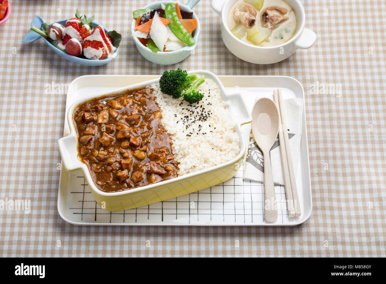 The view of Chinese fast food Stock Photo - Alamy