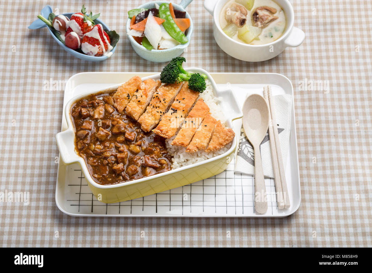 The view of Chinese fast food Stock Photo - Alamy