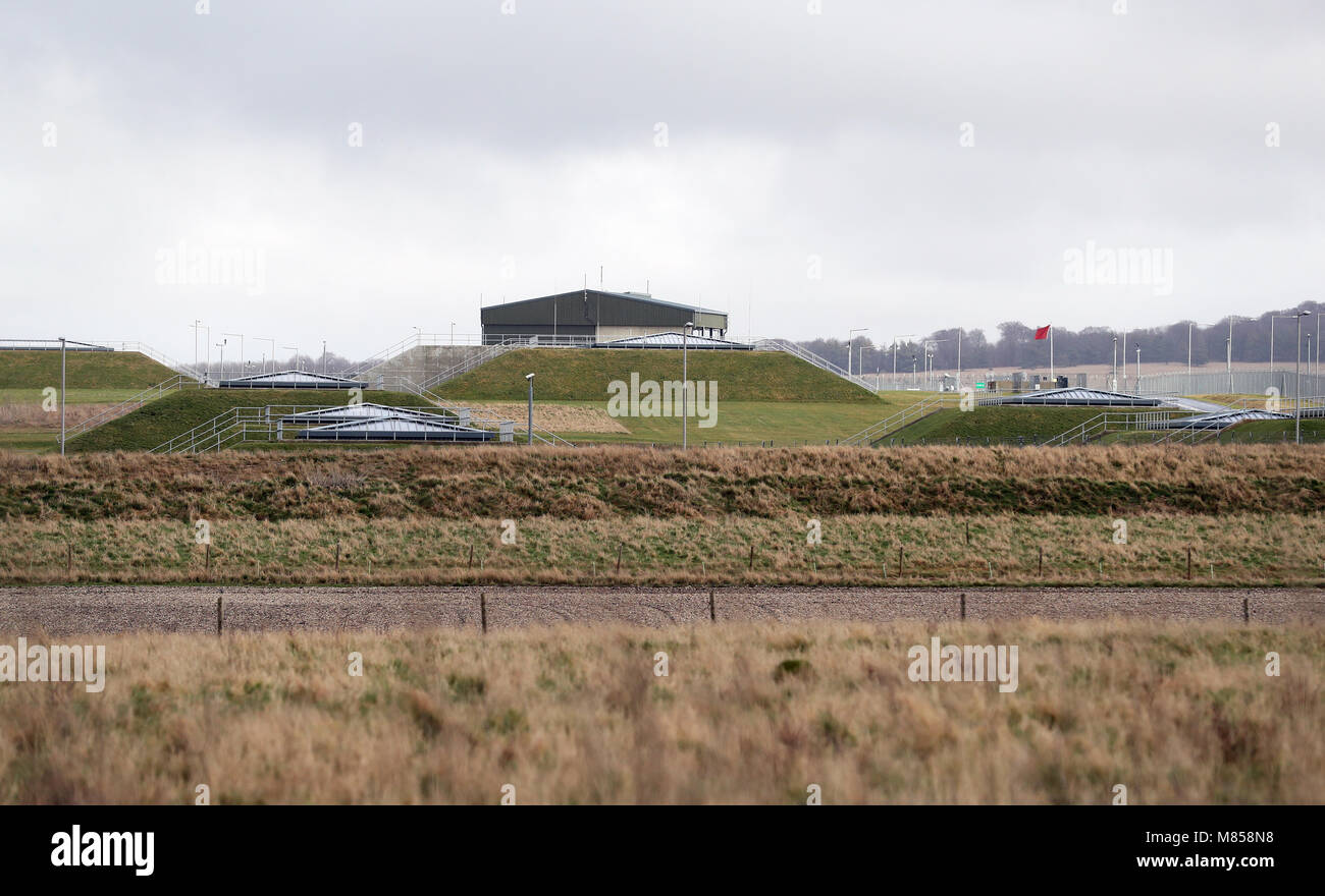 General view of porton down science campus in wiltshire hi-res stock ...