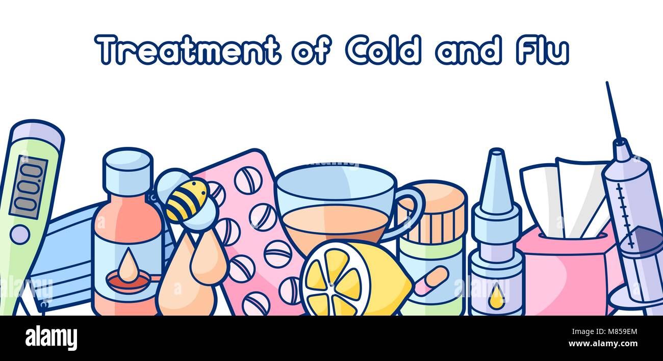 Cough cold medicines pharmacy Stock Vector Images - Alamy