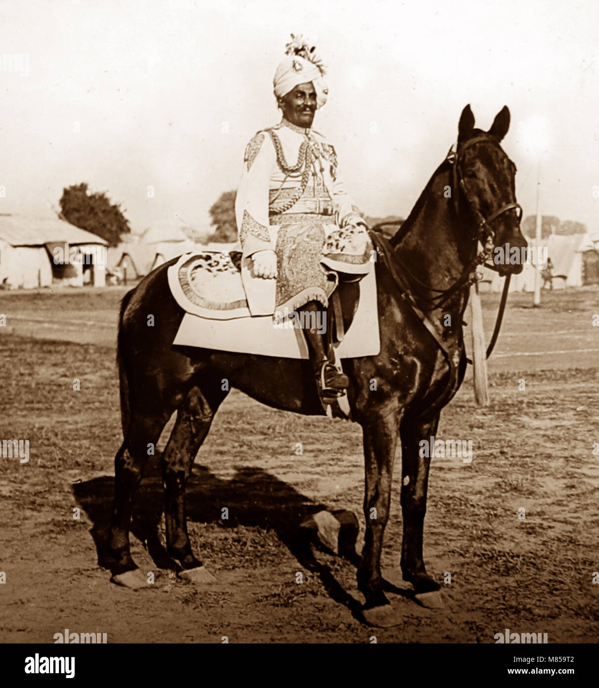 Sir Pratap Singh of Idar, Delhi Durbar, India Stock Photo - Alamy