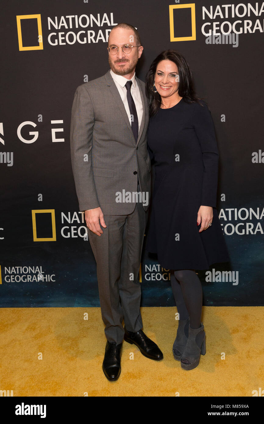 New York, United States. 14th Mar, 2018. Darren Aronofsky and Courtney ...