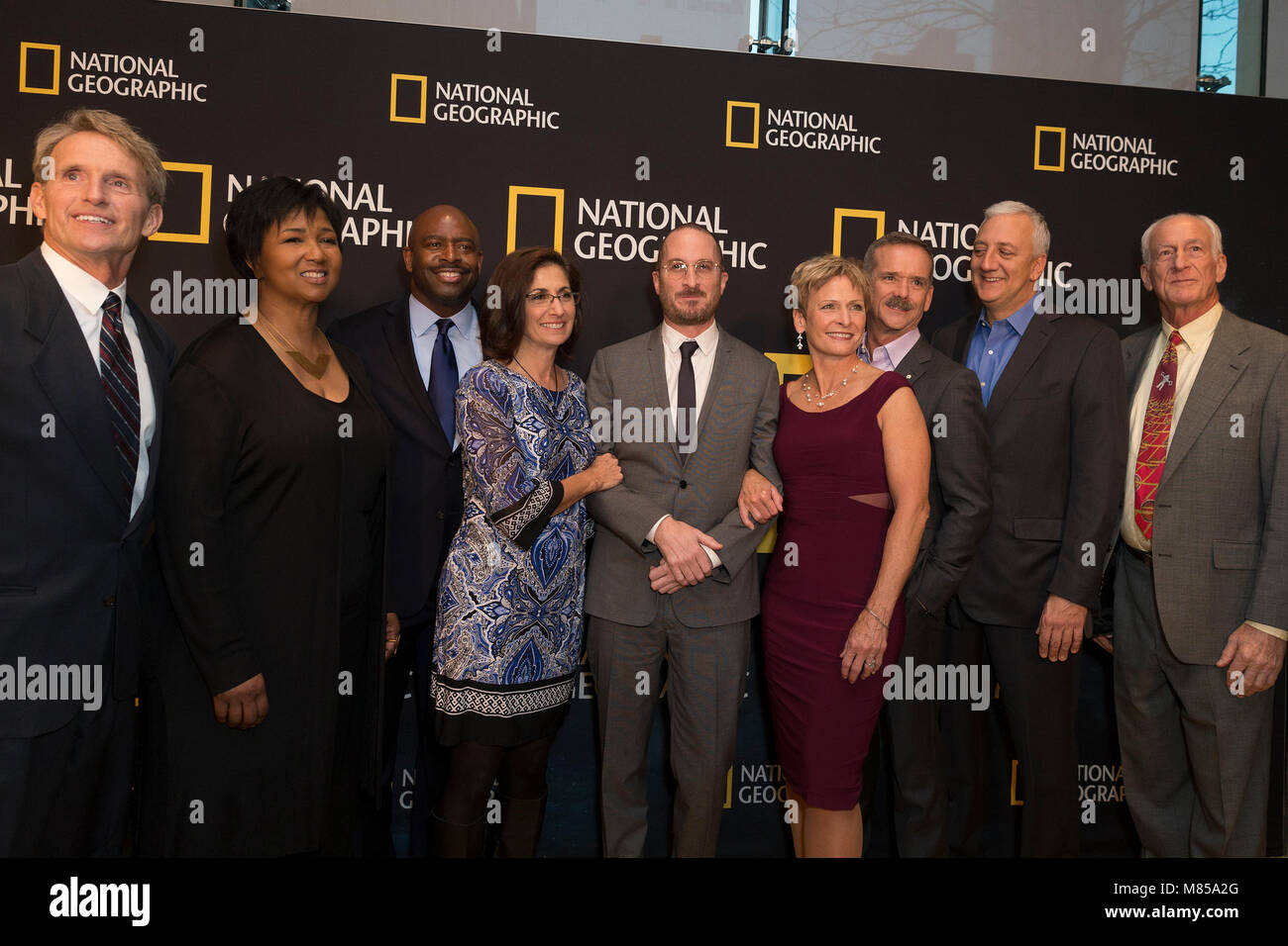 New York, United States. 14th Mar, 2018. (L-R)Jerry Linenger, Mae ...