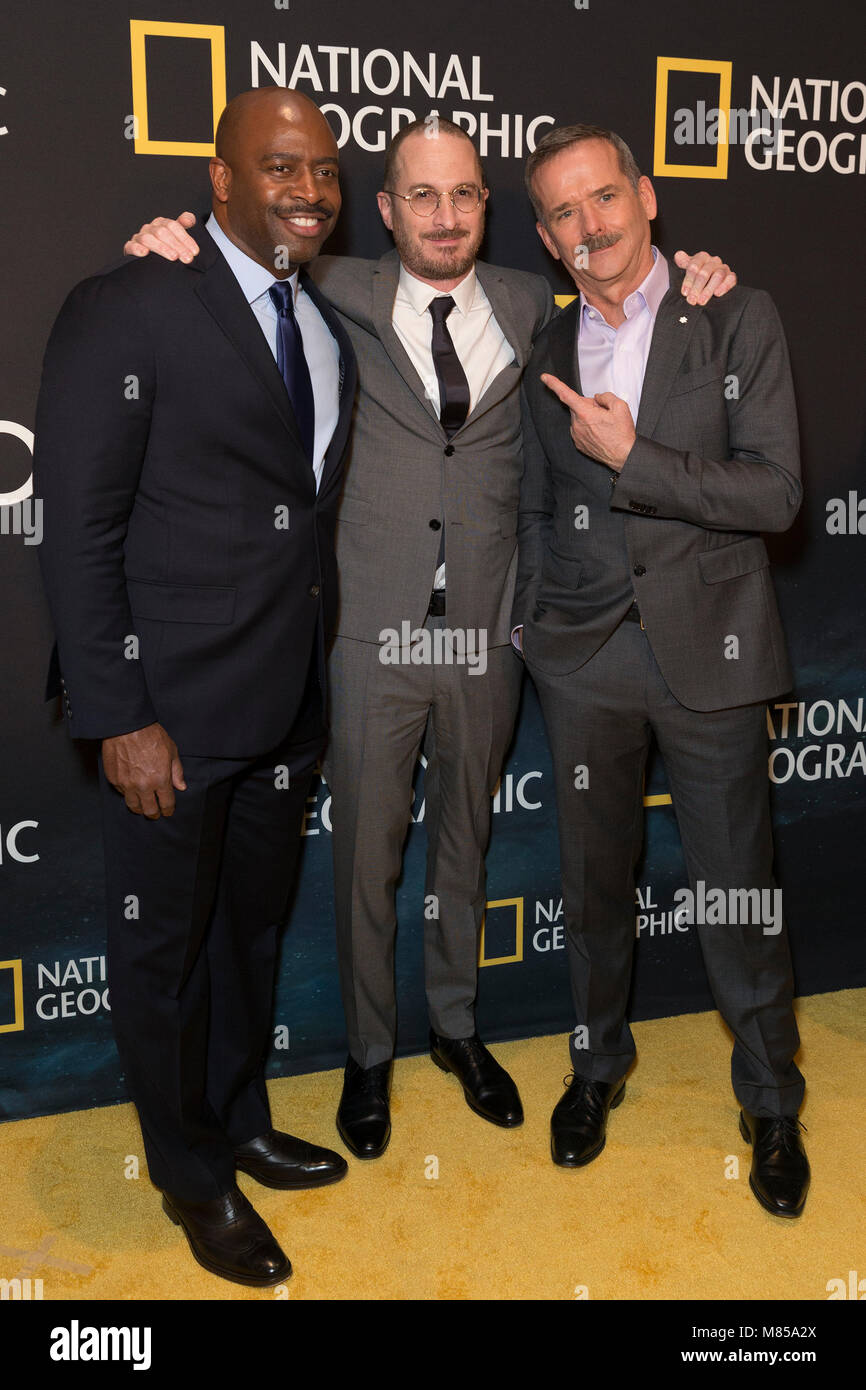 New York, United States. 14th Mar, 2018. (L-R) Leland Melvin, Darren ...