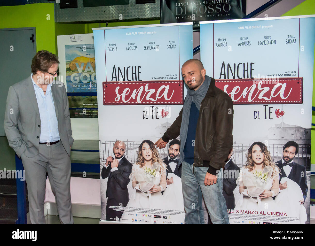 Nicolas Vaporidis and the director Francesco Bonelli present at the ...