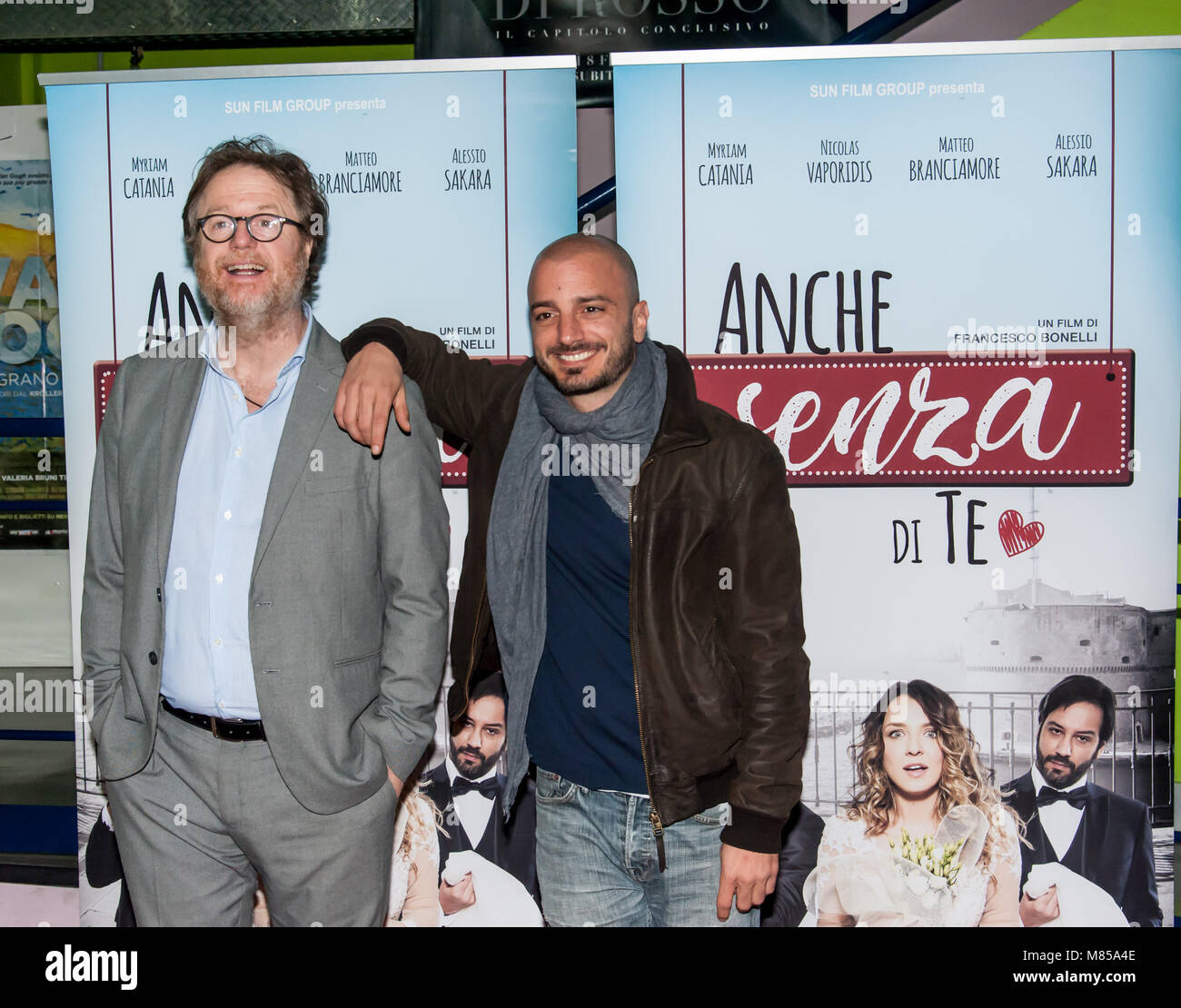 Nicolas Vaporidis and the director Francesco Bonelli present at the ...
