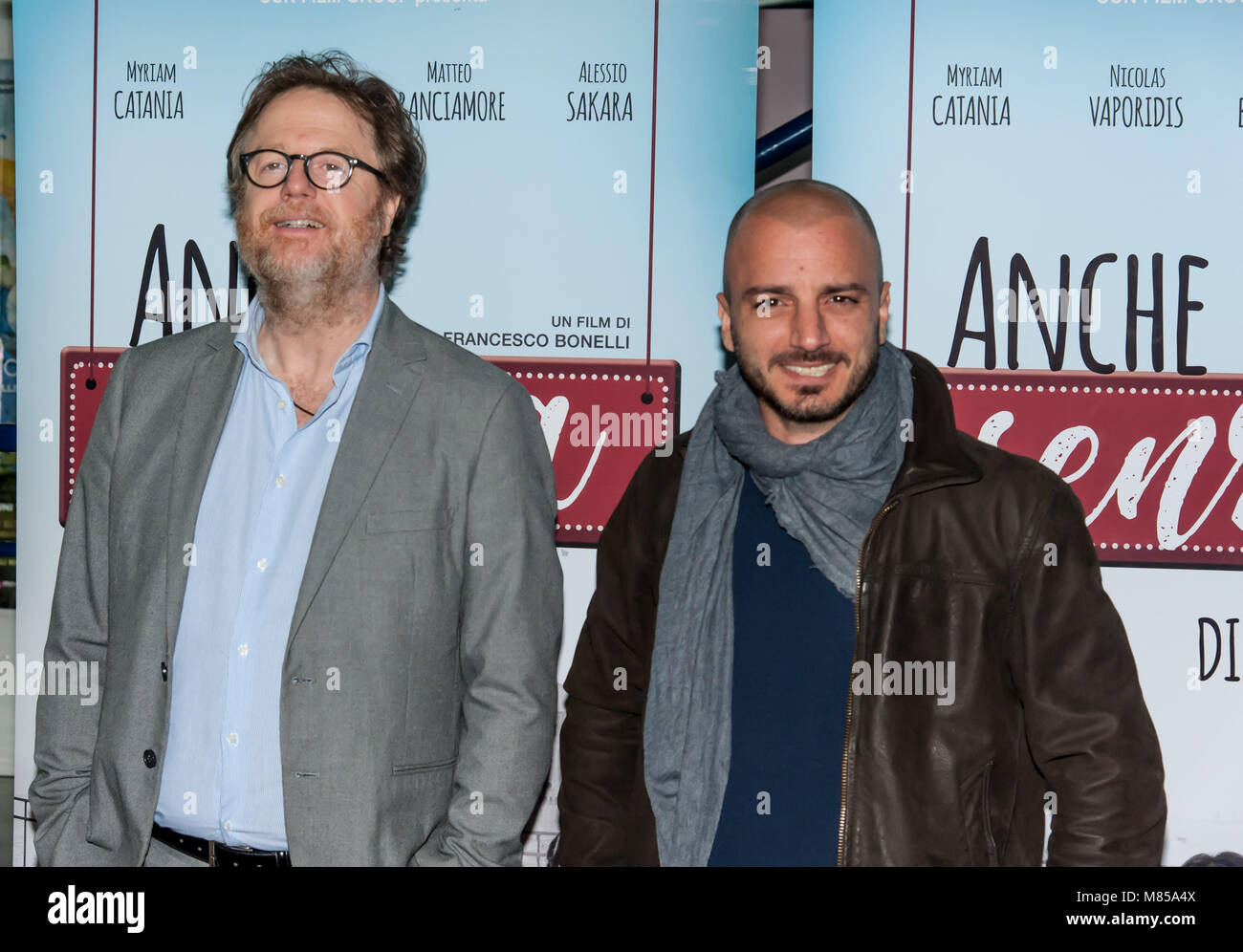 Nicolas Vaporidis and the director Francesco Bonelli present at the ...