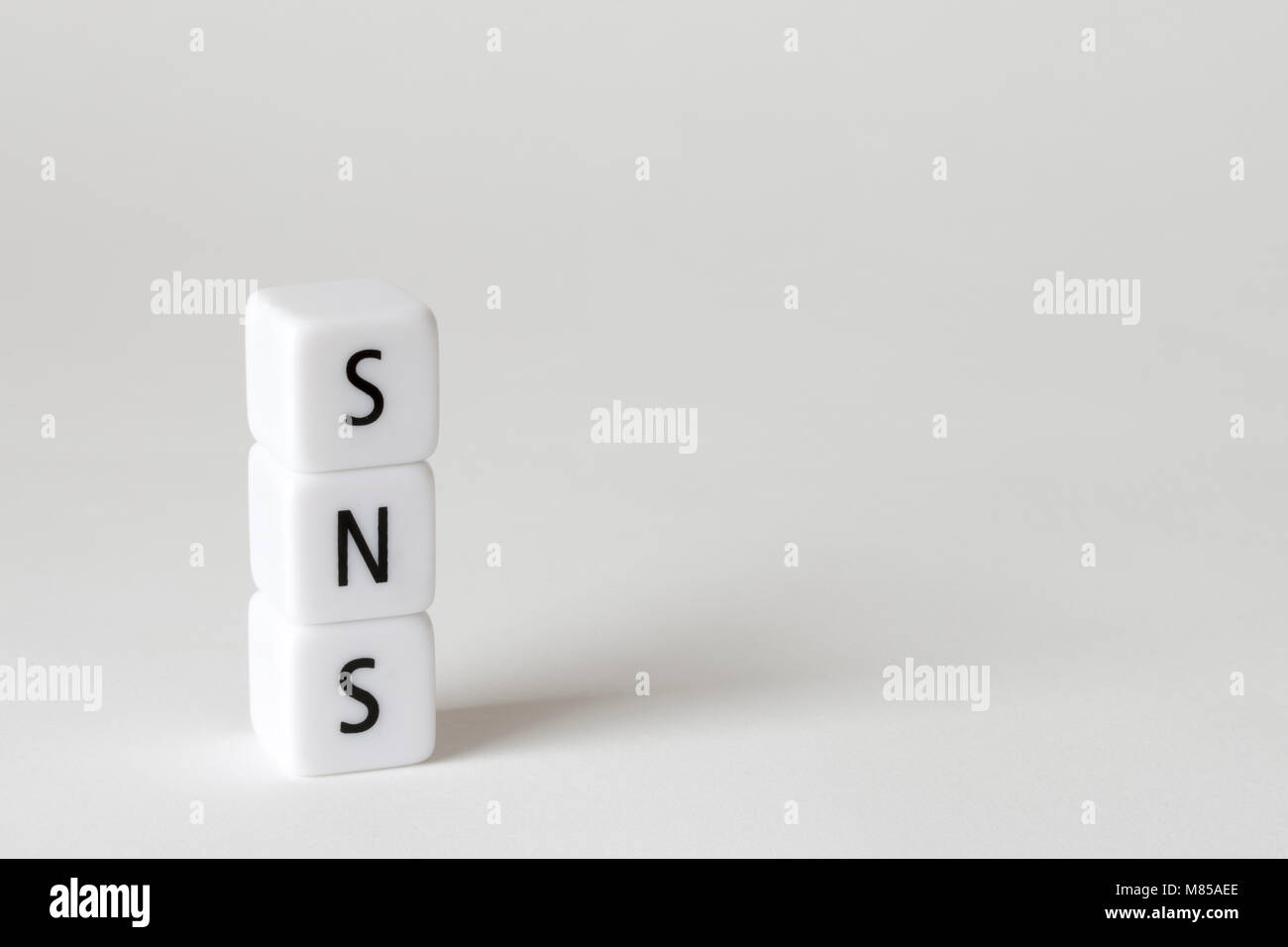 Sns alphabet hi-res stock photography and images - Alamy