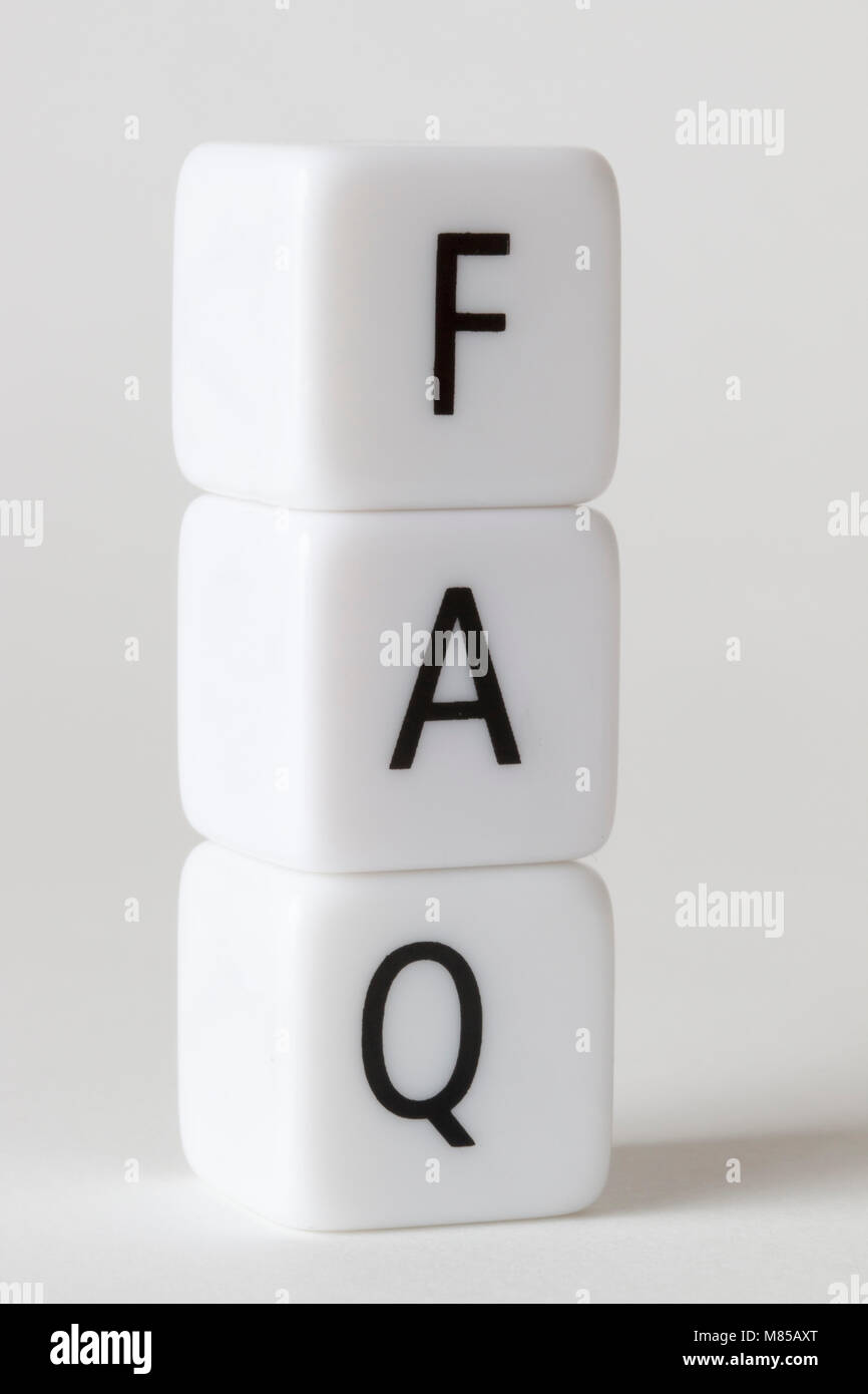 Faq design hi-res stock photography and images - Alamy