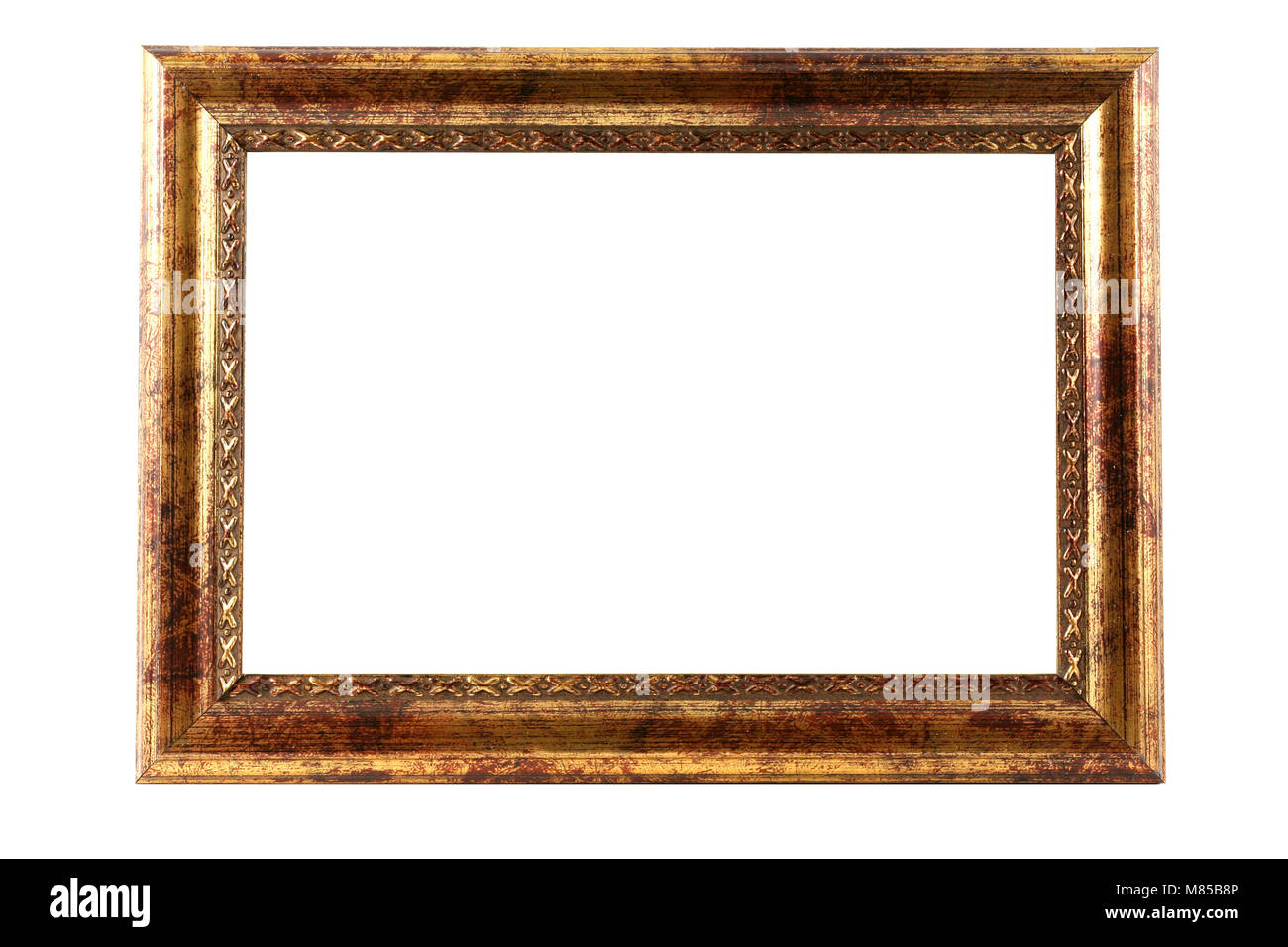 A Isolated Empty picture frame Stock Photo - Alamy