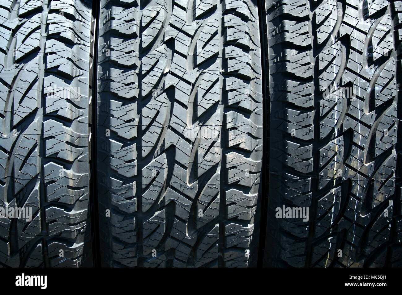 A Car tires background Stock Photo - Alamy