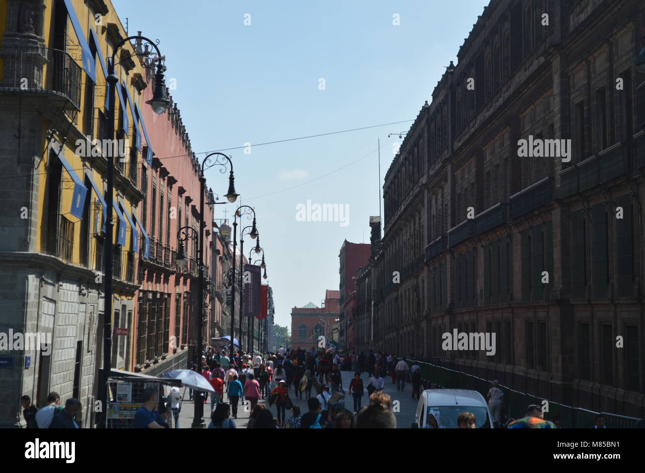 A street in Mexico City, Mexico Stock Photo - Alamy