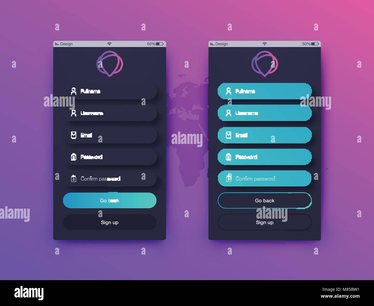 Vector Illustration of screens and web concept Stock Vector Image & Art ...