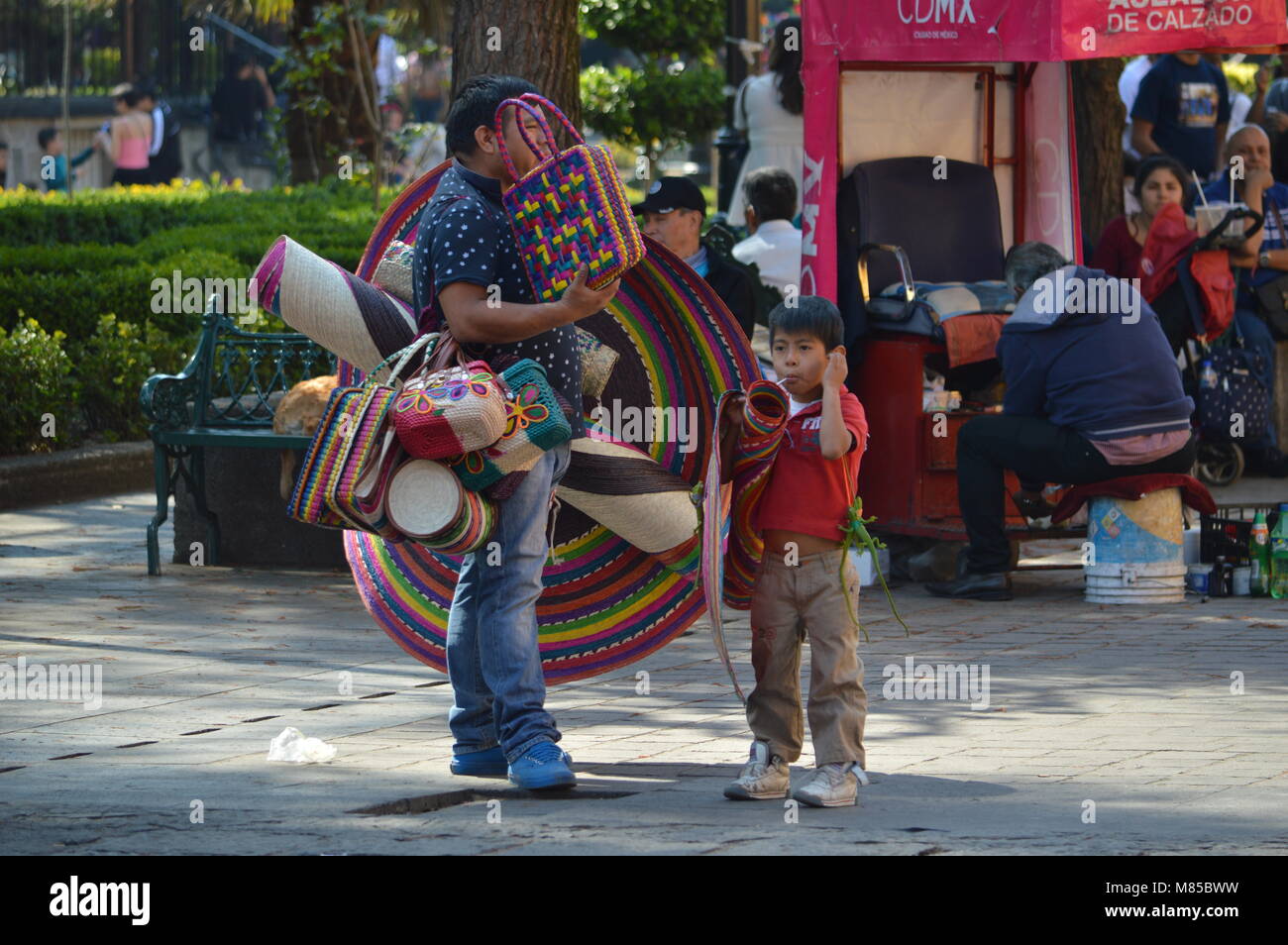 Mexican father and son hi-res stock photography and images - Alamy