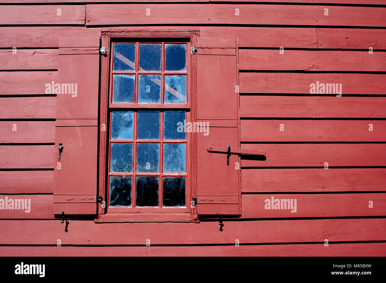 A Old window with shutters Stock Photo - Alamy