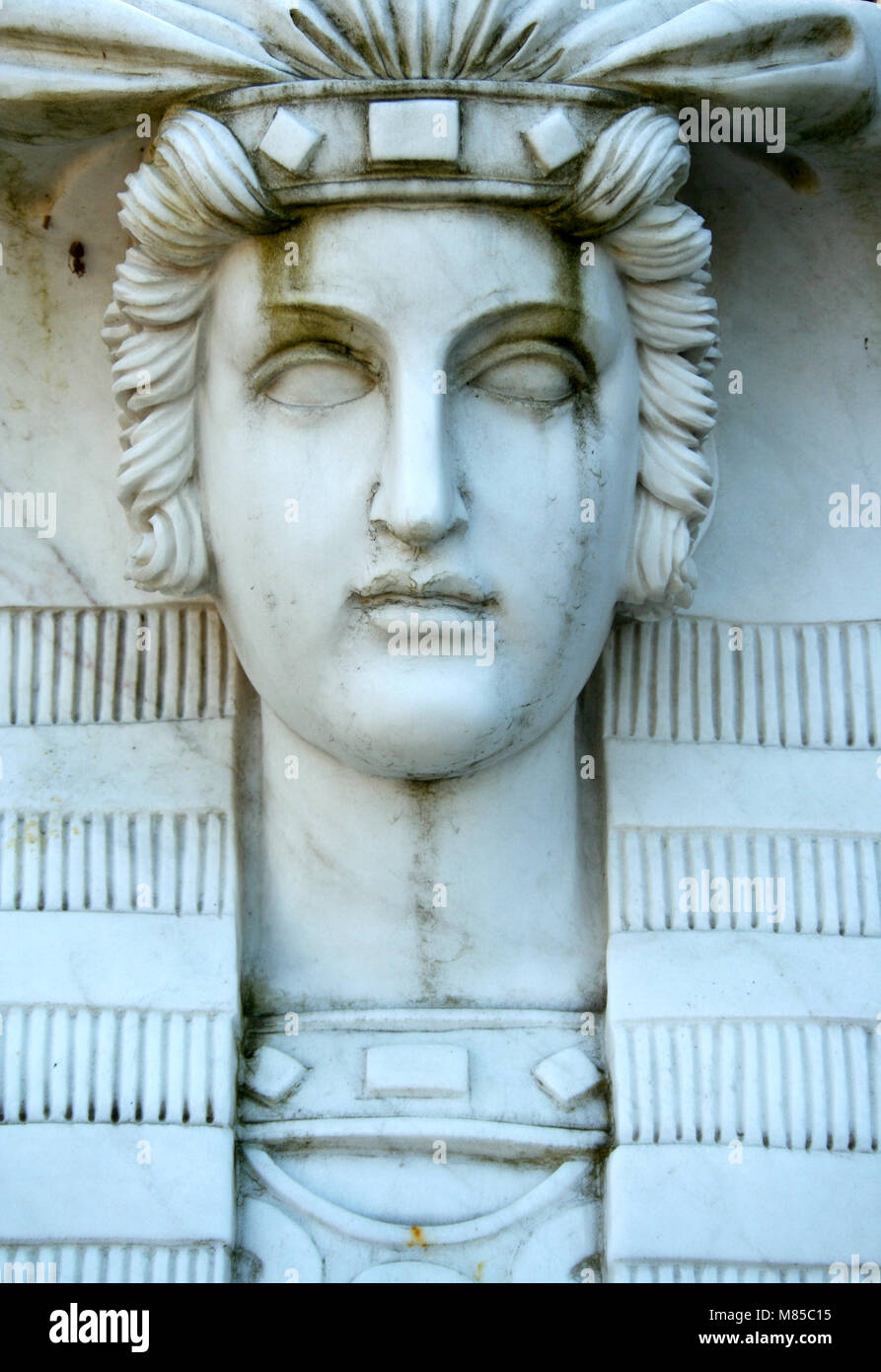 A close up of a statue face Stock Photo - Alamy