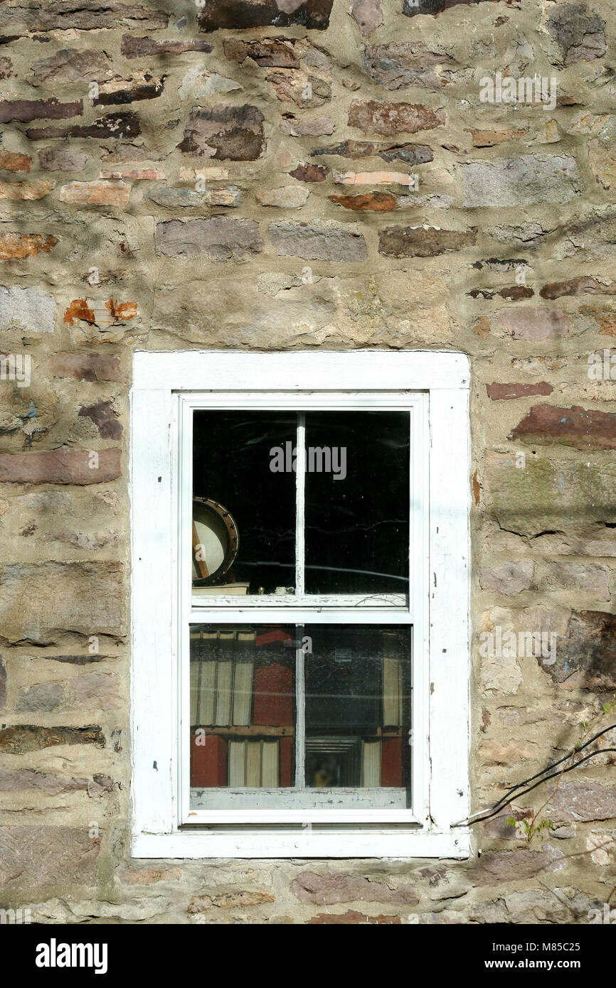 Old window with books image Stock Photo - Alamy