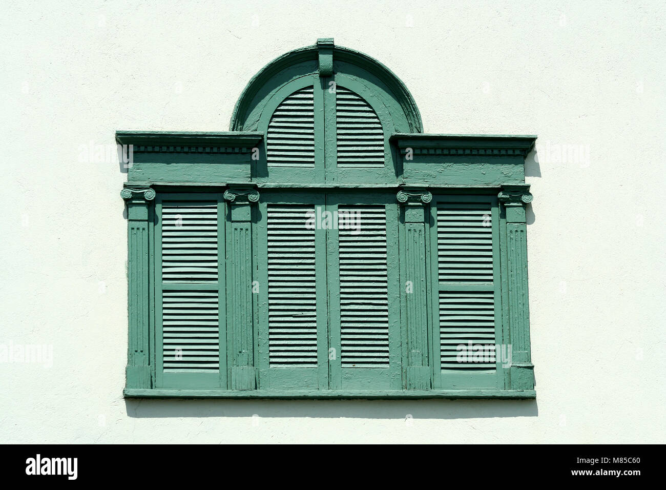 Old window with shutters Stock Photo - Alamy