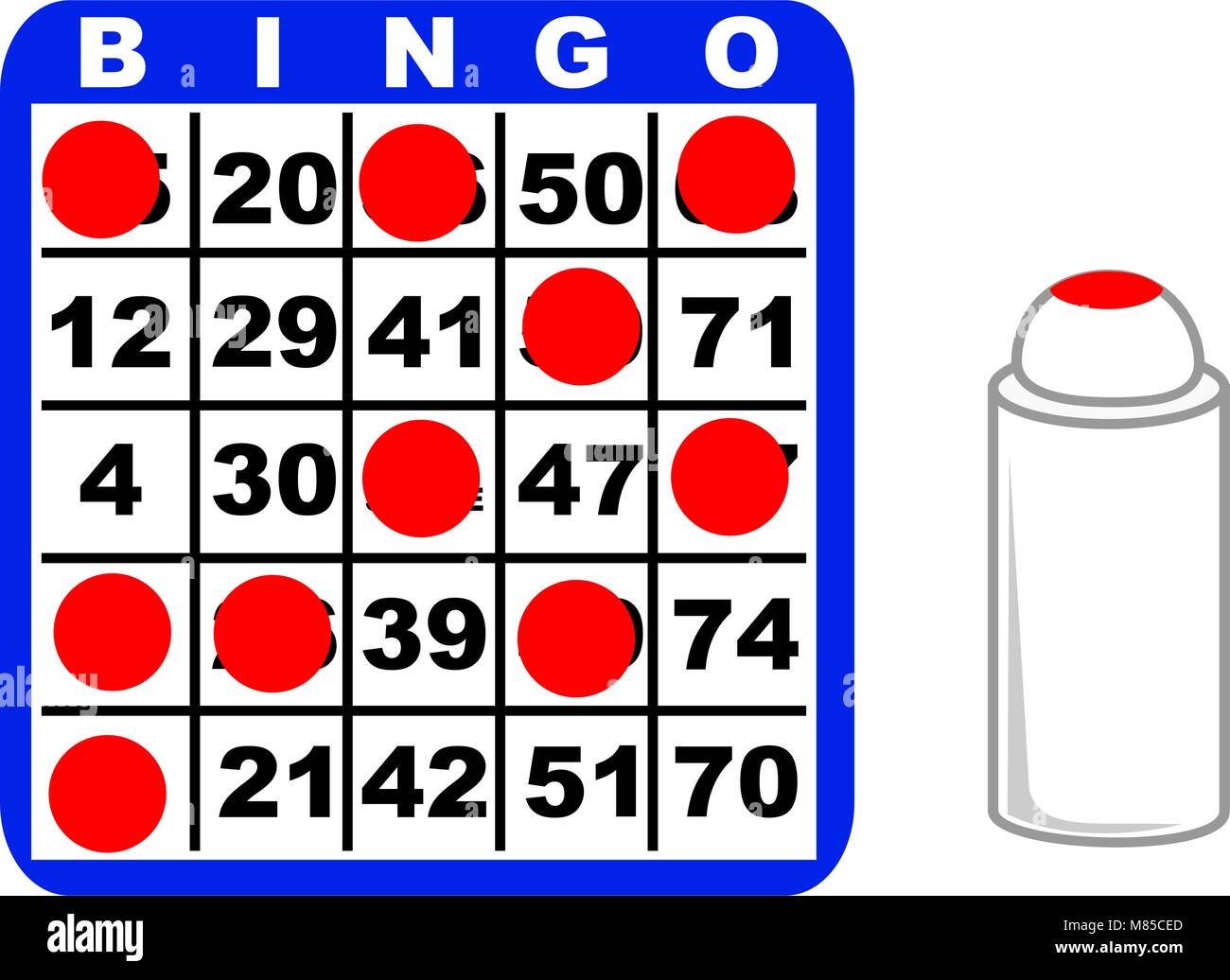 Bingo marker hi-res stock photography and images - Alamy