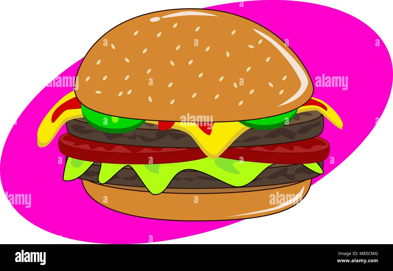 Hamburger pickles Stock Vector Images - Alamy