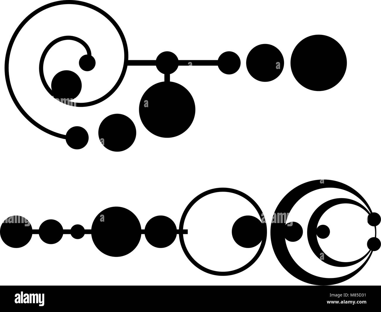 A Tribal crop circle tattoo set Stock Vector Image & Art - Alamy