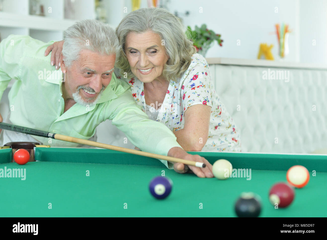 Billiard balls woman hi-res stock photography and images - Alamy