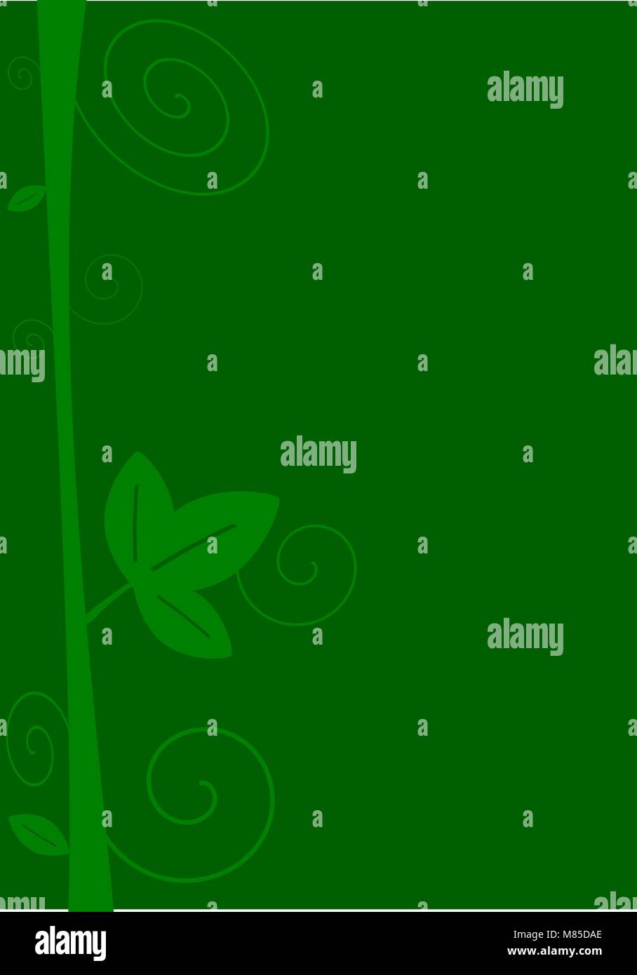 A Green vine with leaves background Stock Vector Image & Art - Alamy