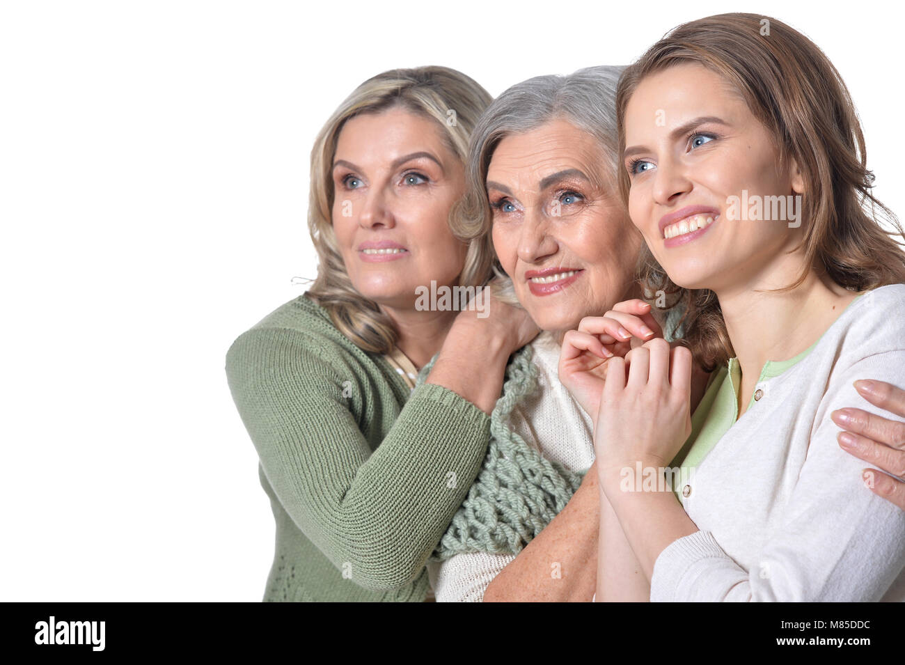 three happy women Stock Photo - Alamy