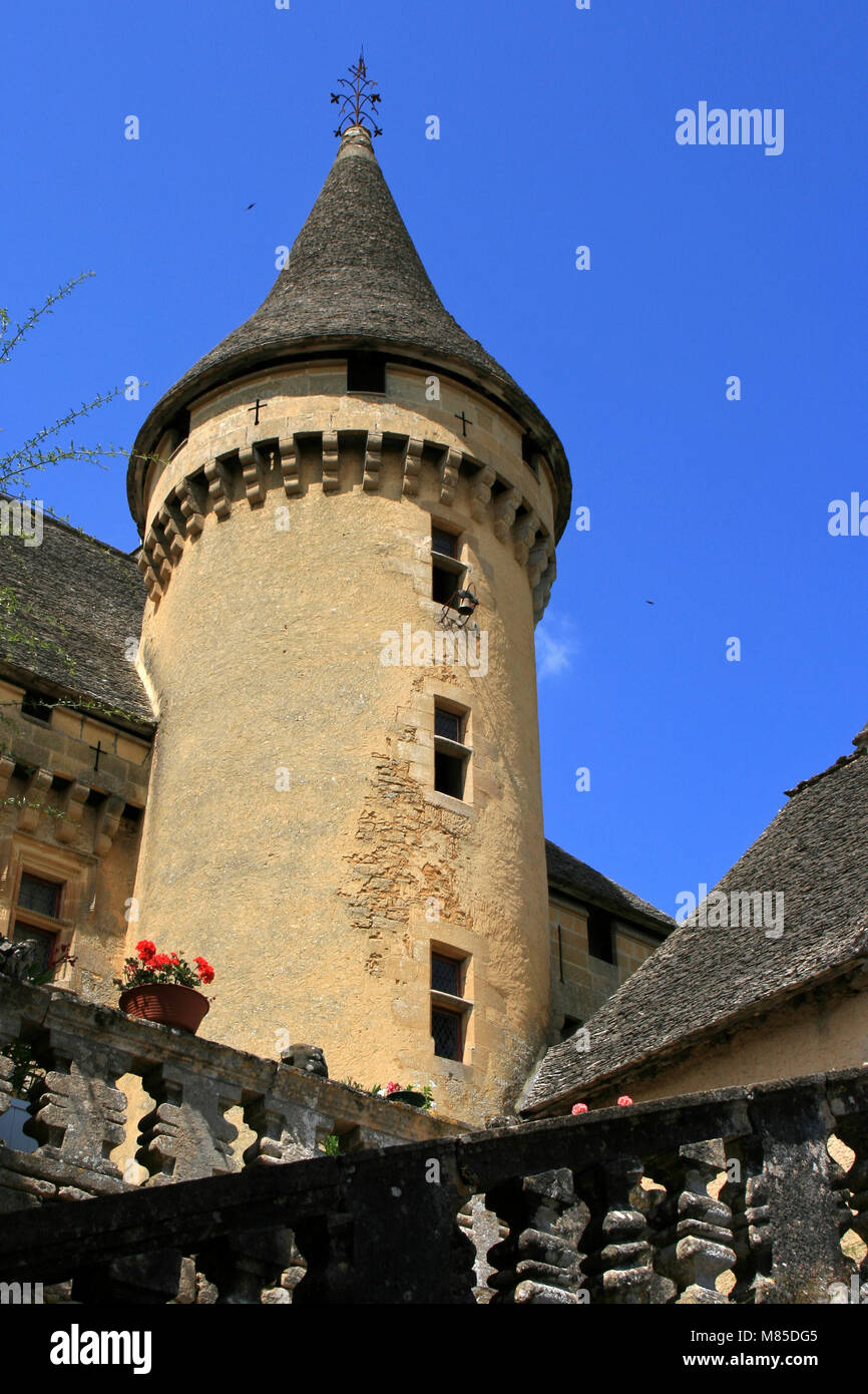 The Puymartin castle in Sarlat-la-Canéda (France Stock Photo - Alamy