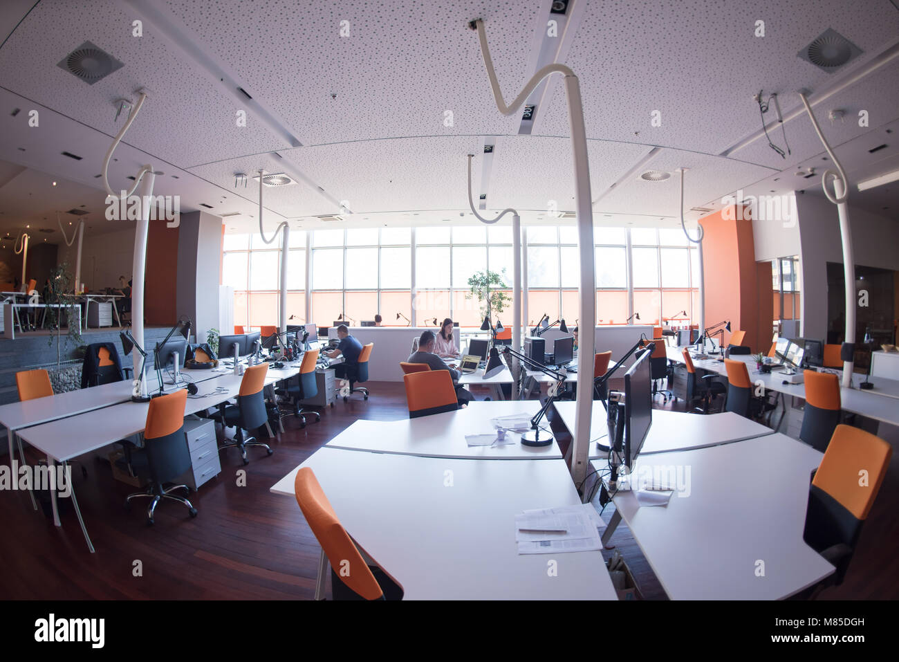 Group of Startup business people working everyday job at busy coworking ...