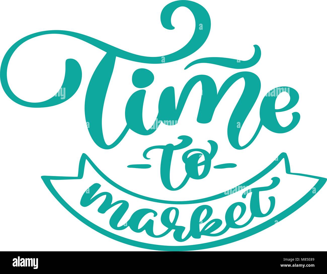Farmers market hand lettering on green grunge vector background. Vegan ...