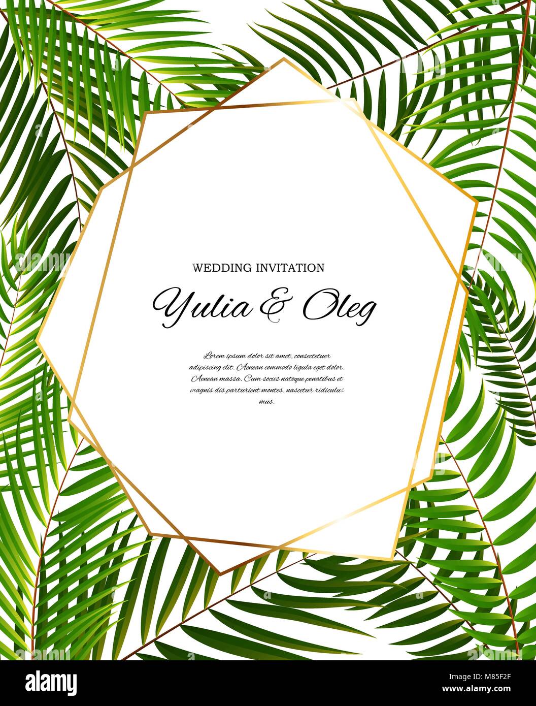 Wedding invite invitation menu card vector floral design Stock Vector ...