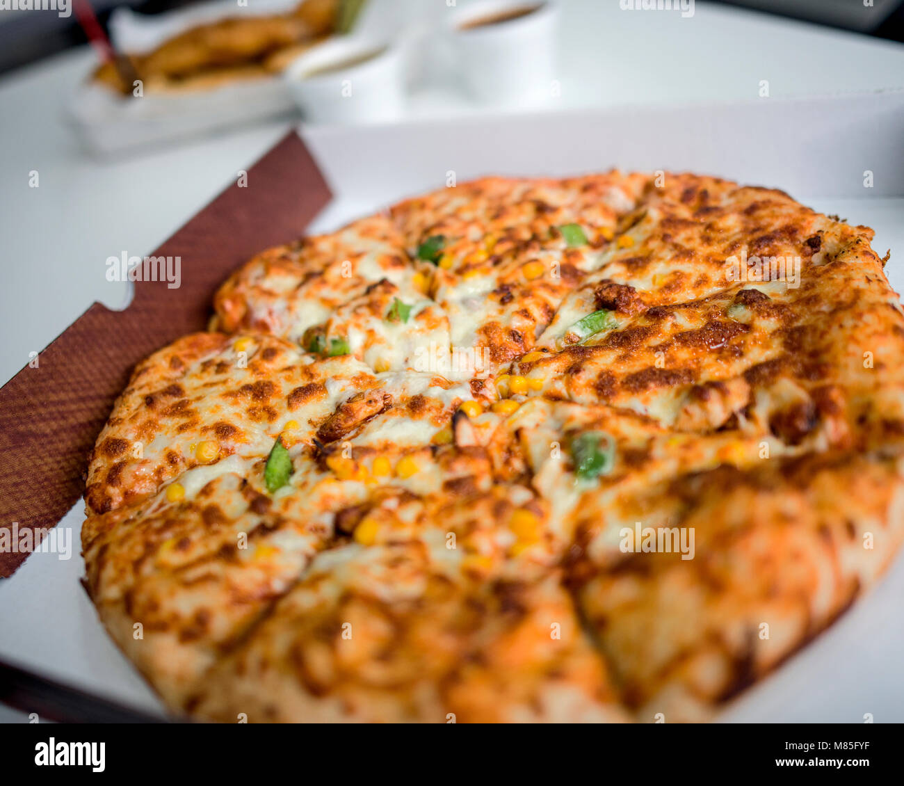 Takeaway Pizza in a Box Stock Photo - Alamy