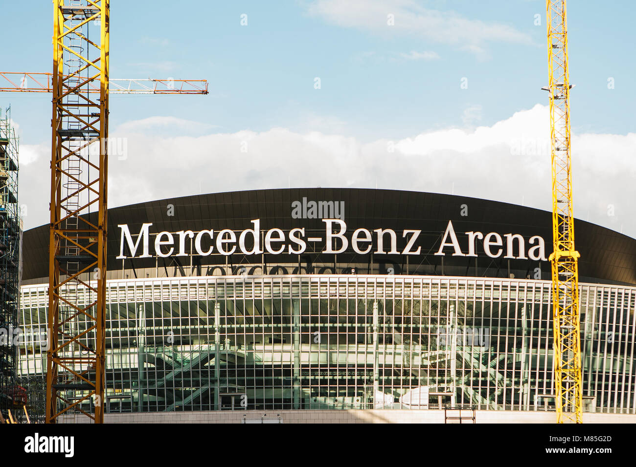 Reconstruction of the multi-purpose indoor stadium called Mercedes-Benz ...