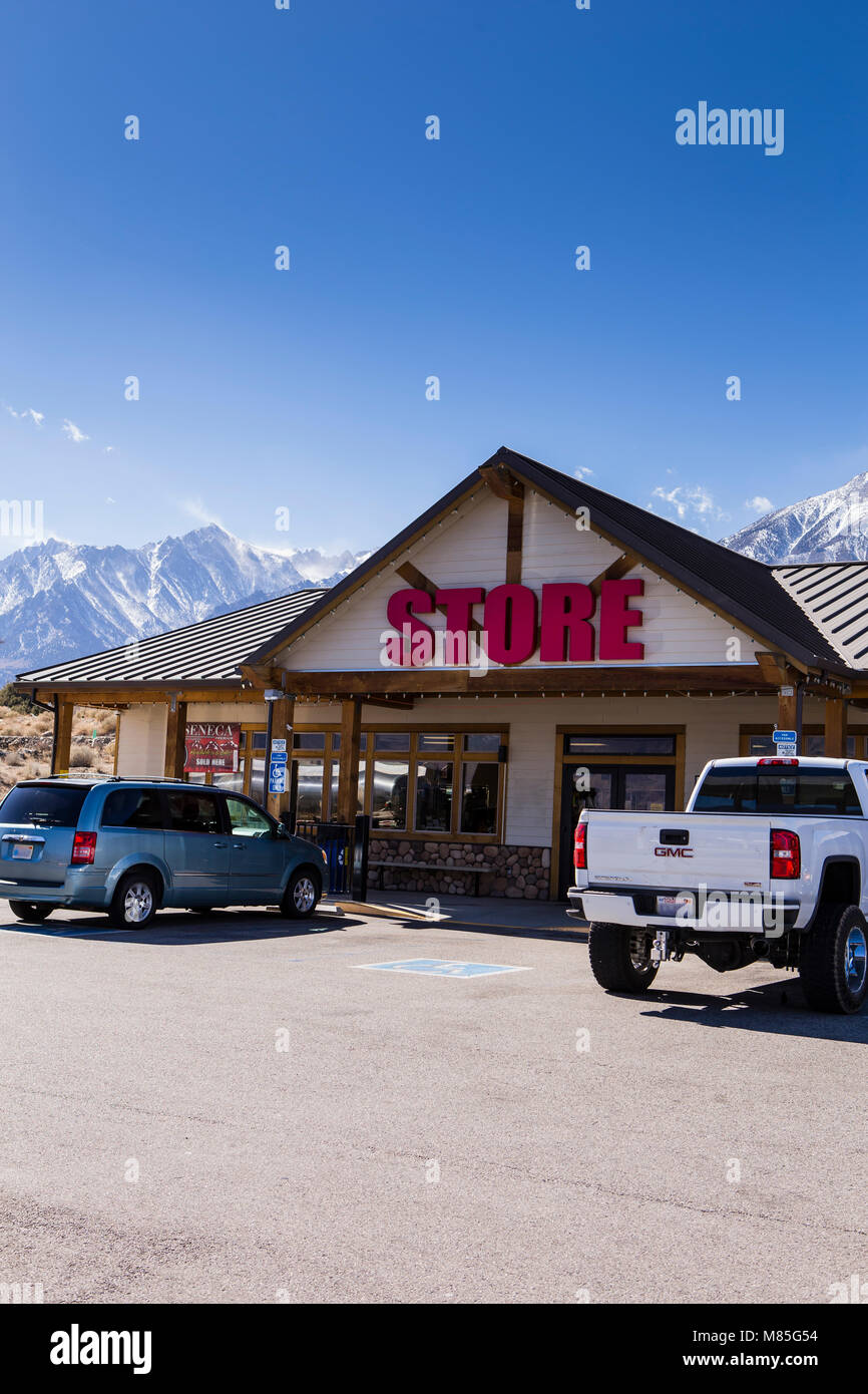 Fort Independence Travel Plaza & Winnedumah Winns Casino on highway 395 ...