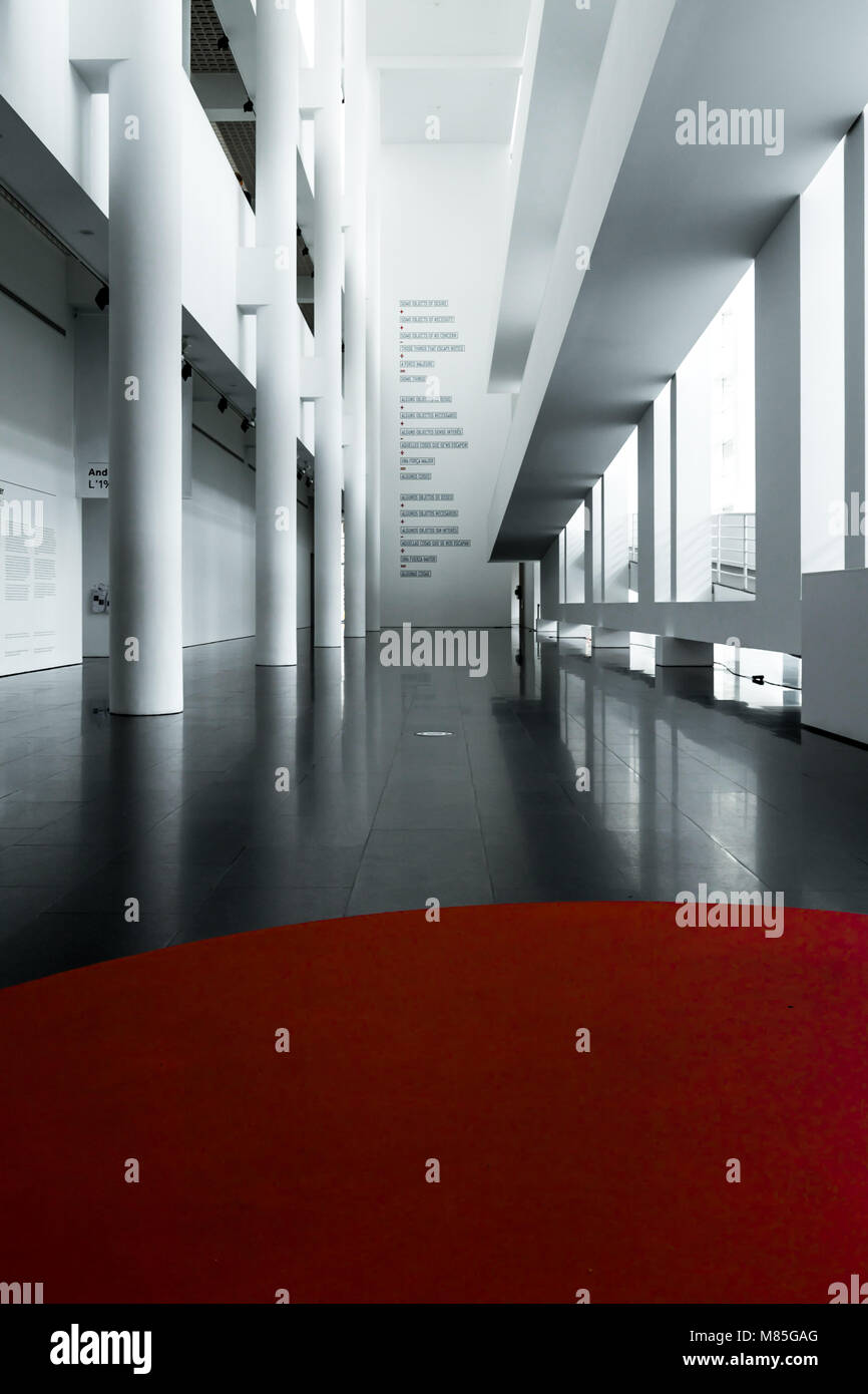 Interior macba contemporary art museum hi-res stock photography and ...