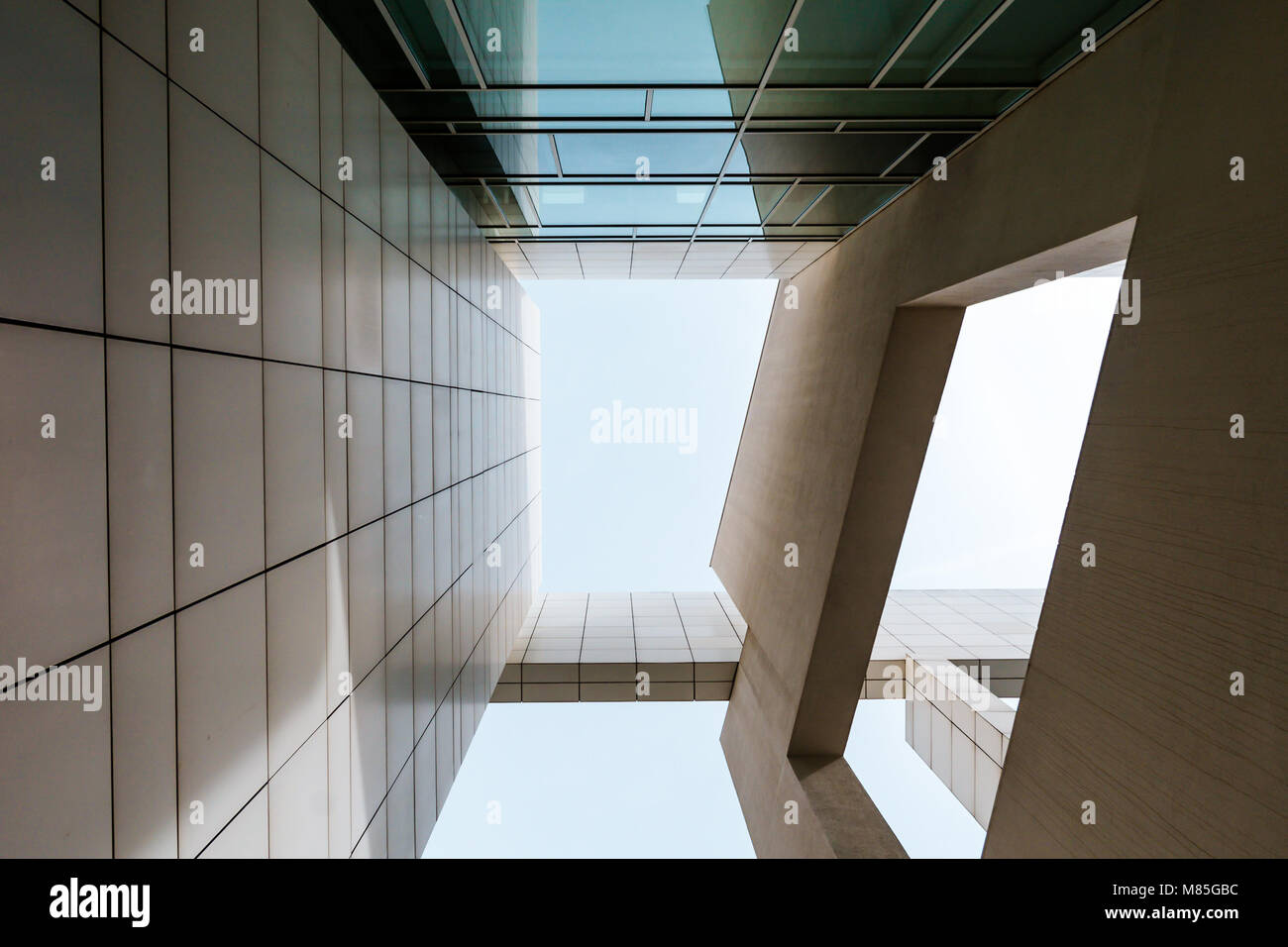 Spain, Barcelona - May 7, 2016. Exterior of the Barcelona Museum of ...