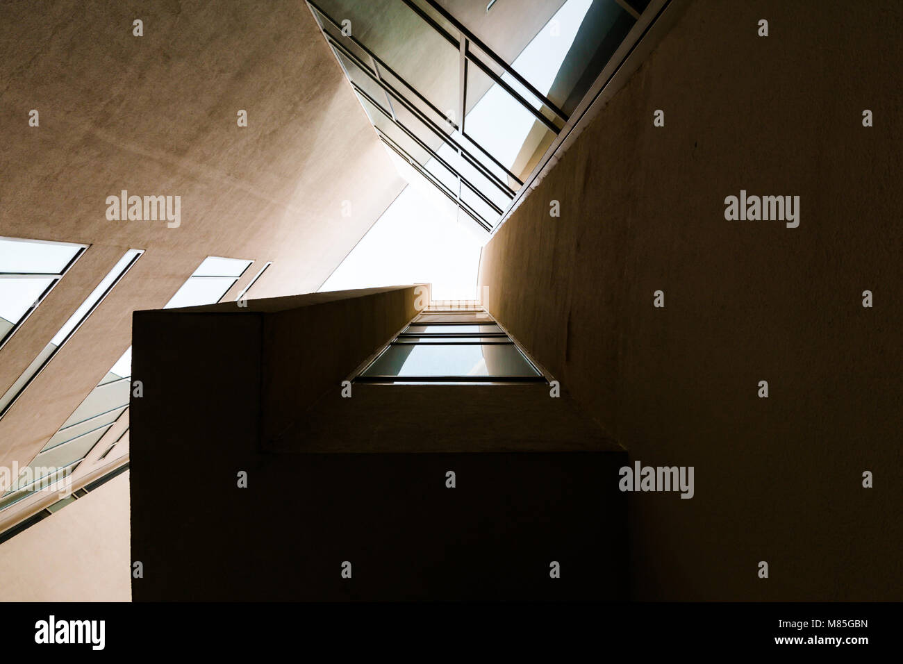 Spain, Barcelona - May 7, 2016. Exterior of the Barcelona Museum of ...