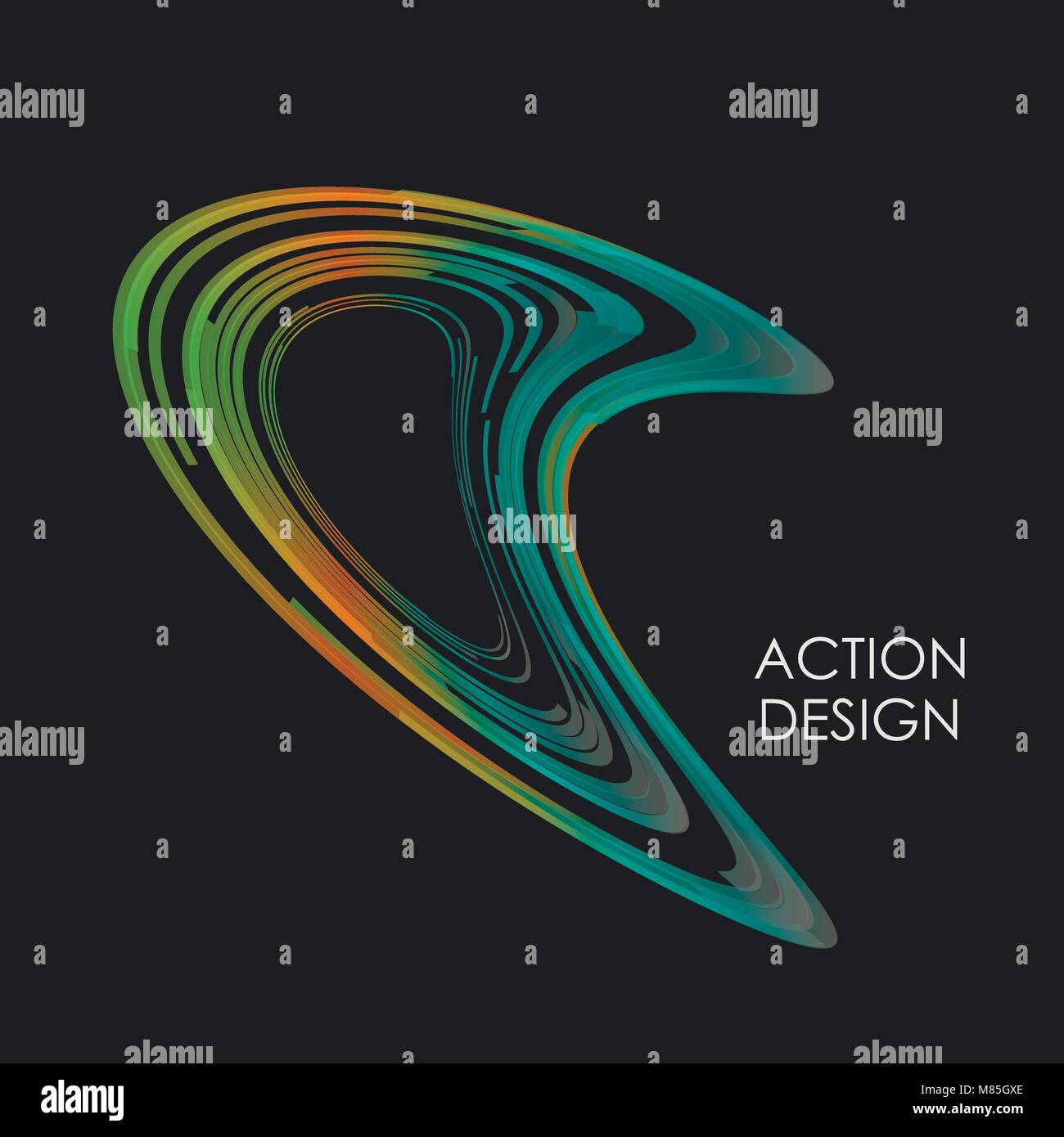 Wave shiny Stock Vector Images - Alamy