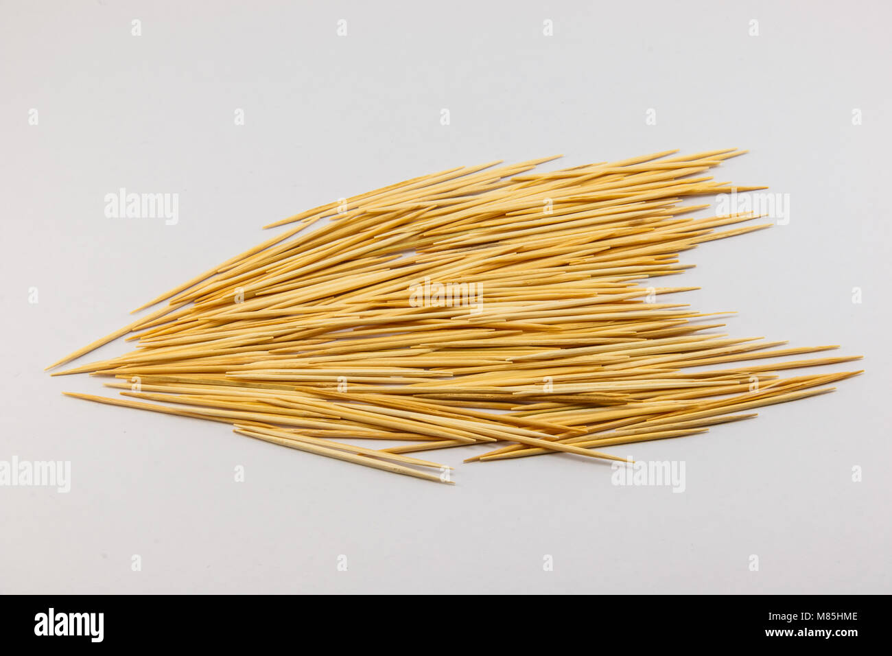 Heart shape from Toothpicks on white background Stock Photo - Alamy