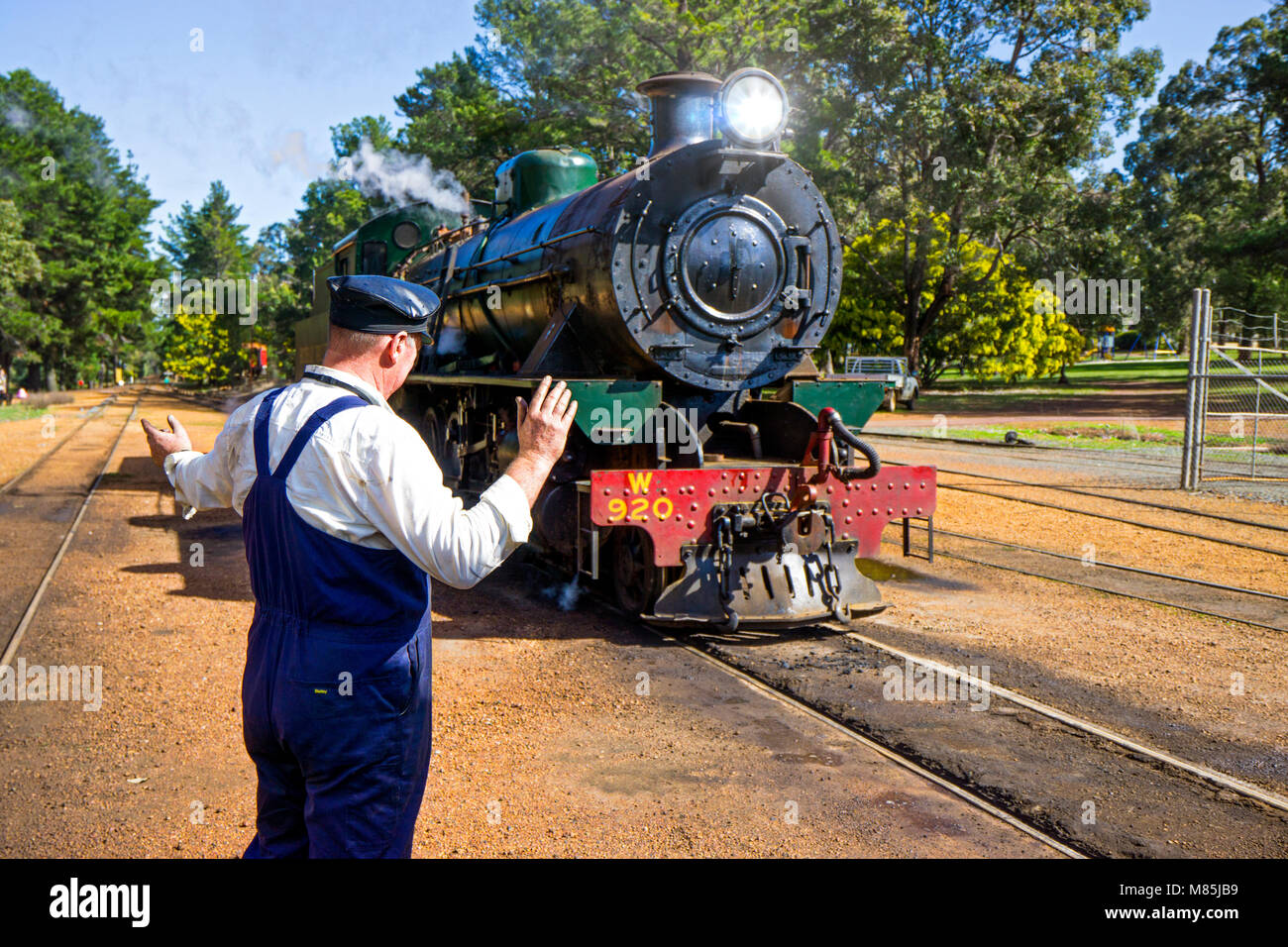 Hotham Valley Tourist Railway, Dwellingup, Western Australia Stock ...