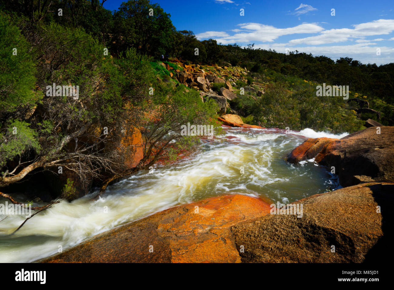 National Park Falls or Hope Falls, John Forrest National Park. Perth ...
