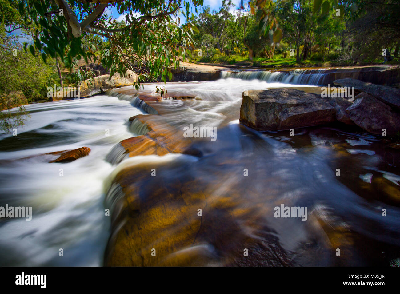 Noble Falls and Wooroloo Brook, Gidgegannup, Perth Hills Stock Photo ...