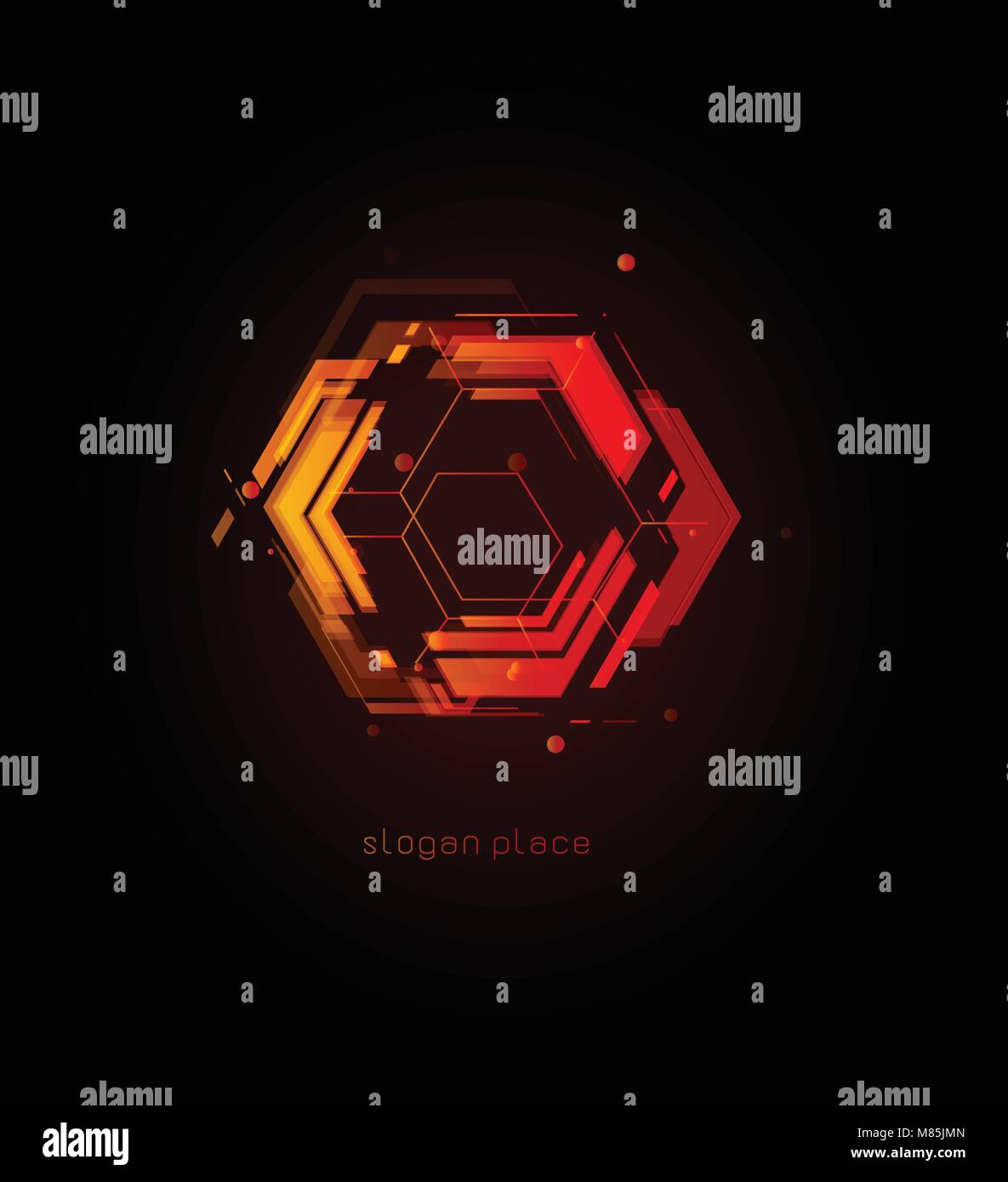 Learning machine abstract vector illustration, artificial intelligence ...