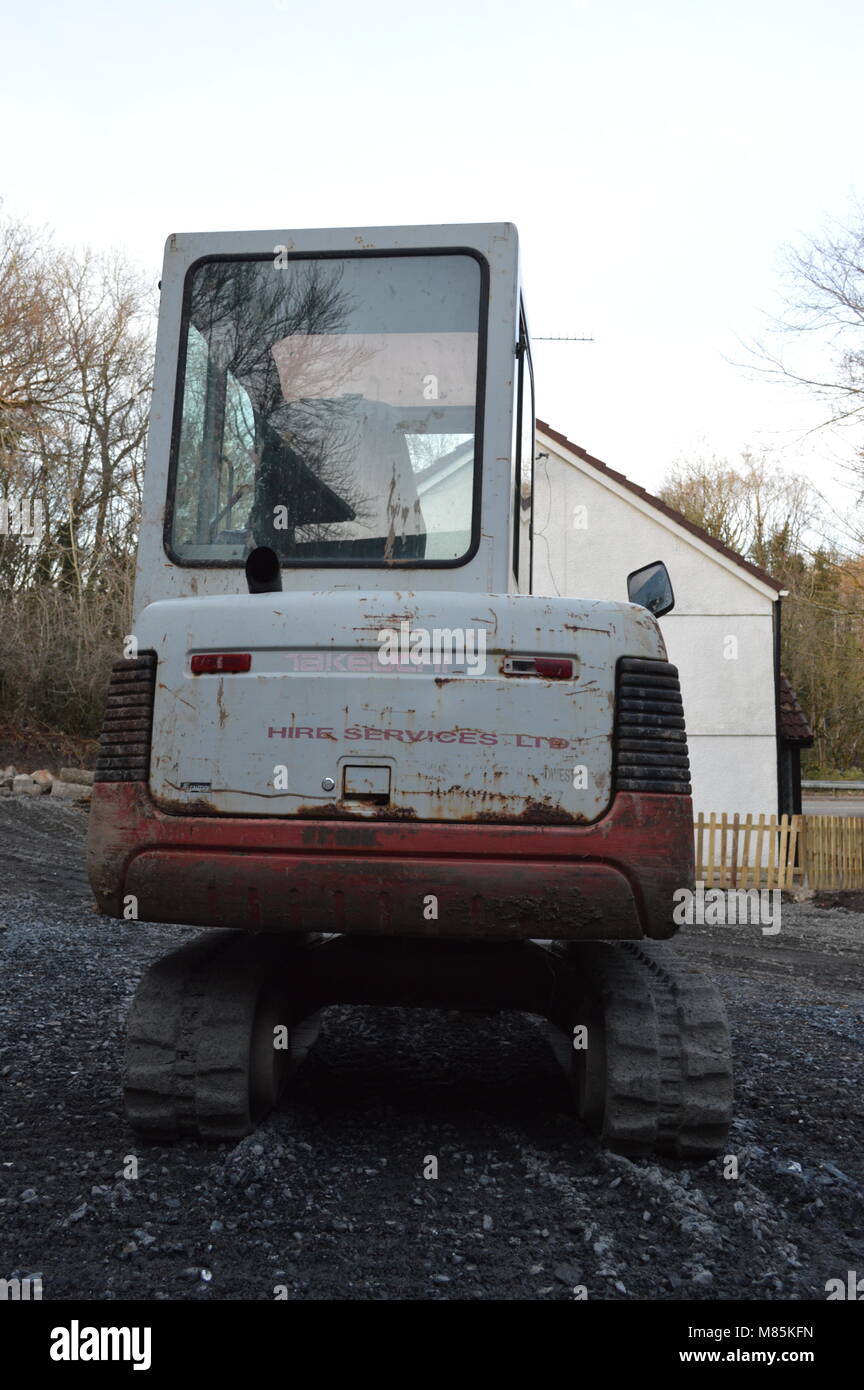 Grey excavator hi-res stock photography and images - Alamy