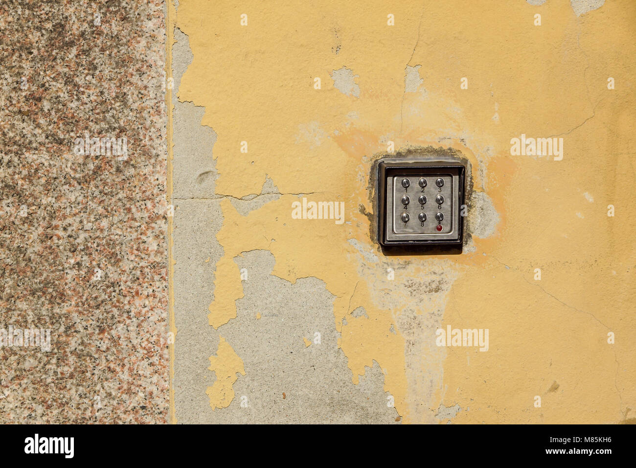 Electronic keypad security door lock hi-res stock photography and ...