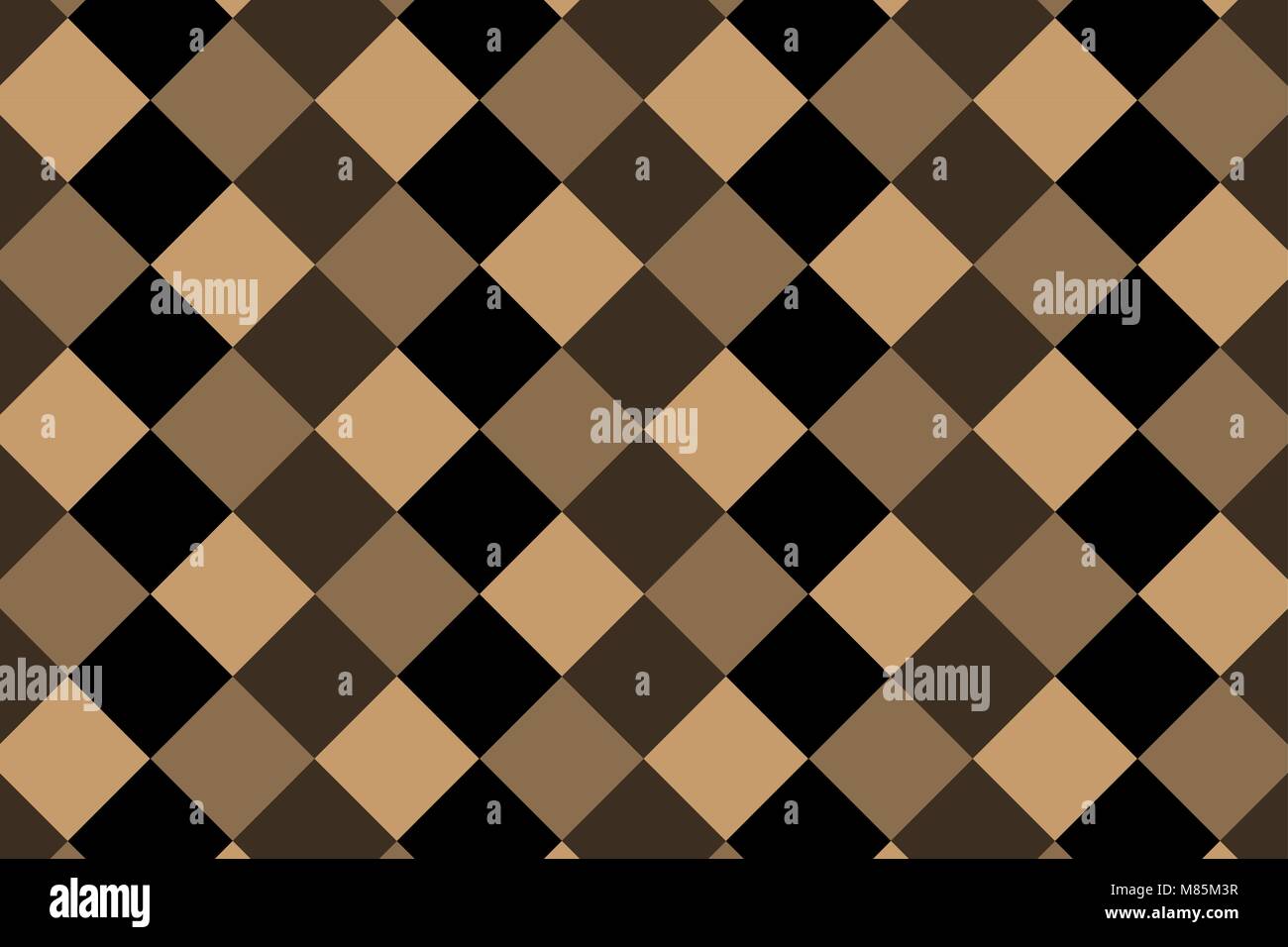 Square vector pattern, Rhombus background - brown Stock Vector Image ...