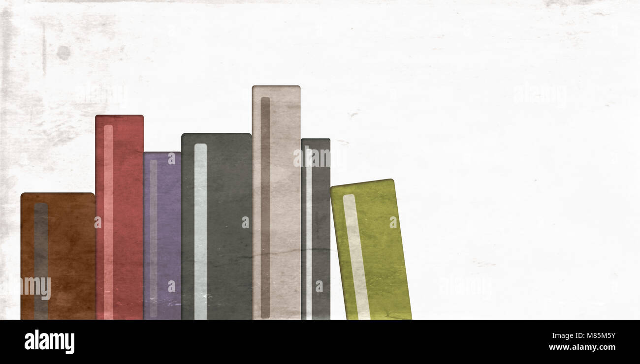 set of lined up books spine - reading and culture concept Stock Photo ...