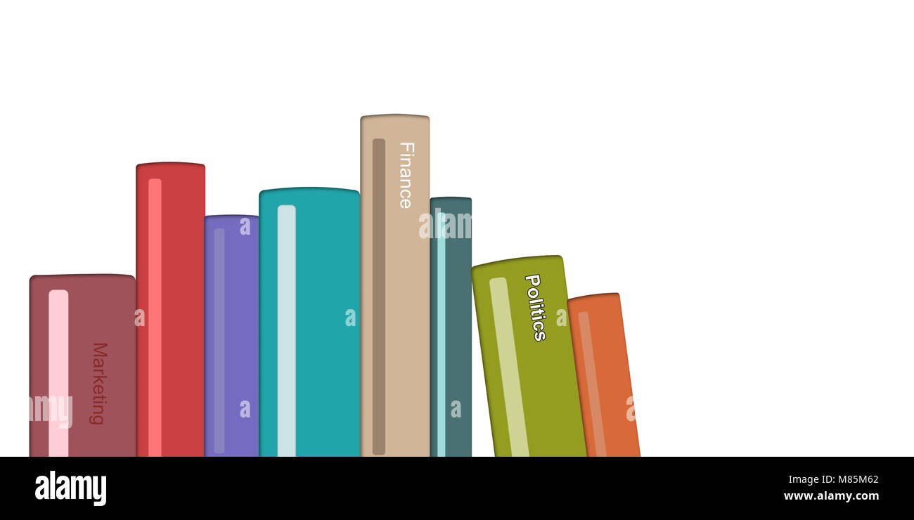 set of lined up books spine - reading and culture concept Stock Photo ...