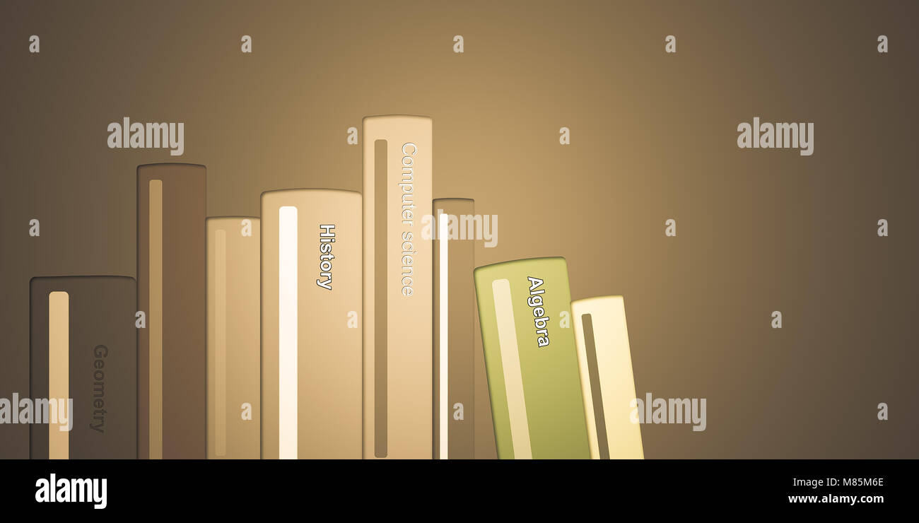 set of lined up books spine - reading and culture concept Stock Photo ...